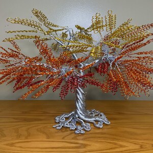 Beautiful Silver Tree Sculpture - Etsy