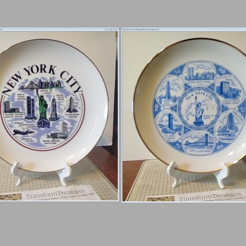 New York Plate - Etsy