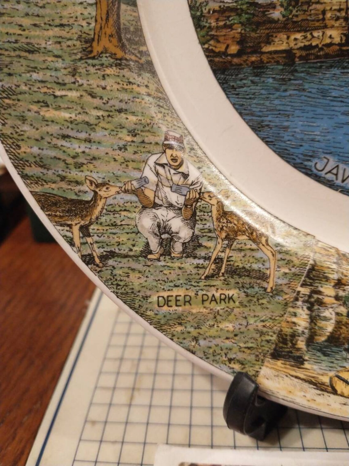 Vintage Wisconsin Dells WI Souvenir Plate Landmarks Decorative ...