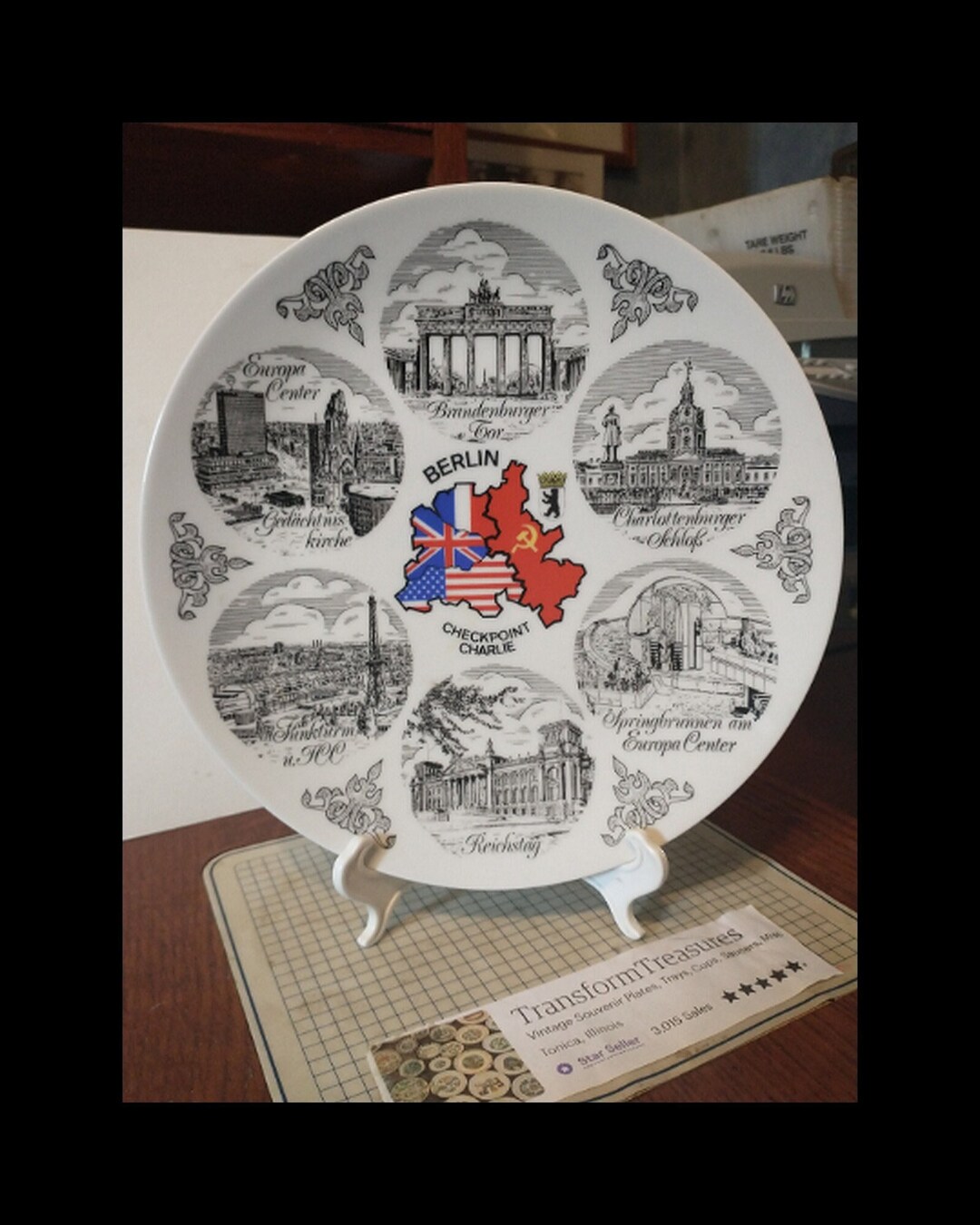 Vintage Berlin Germany Souvenir Plate Decorative Collector Travel ...