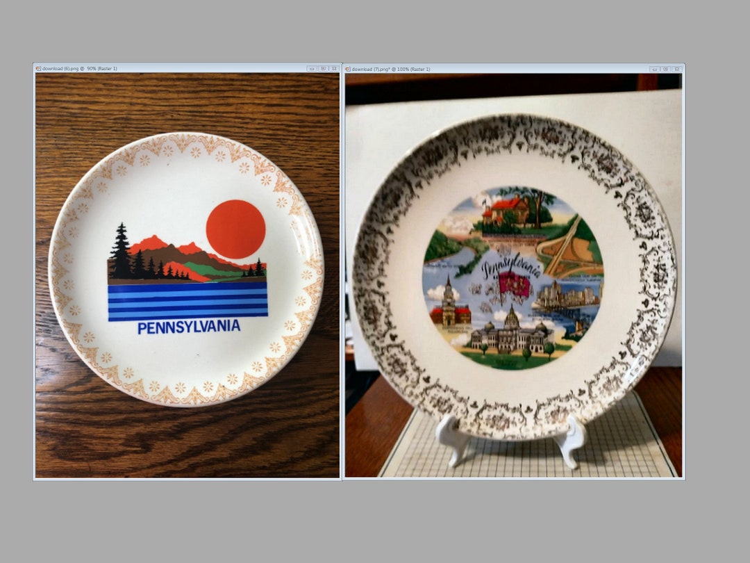 Vintage Pennsylvania Souvenir State Plate PA Decorative Collector ...