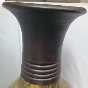 Vintage Old World Map Vase - Collectible Art - Gallery Vase Decorative ...