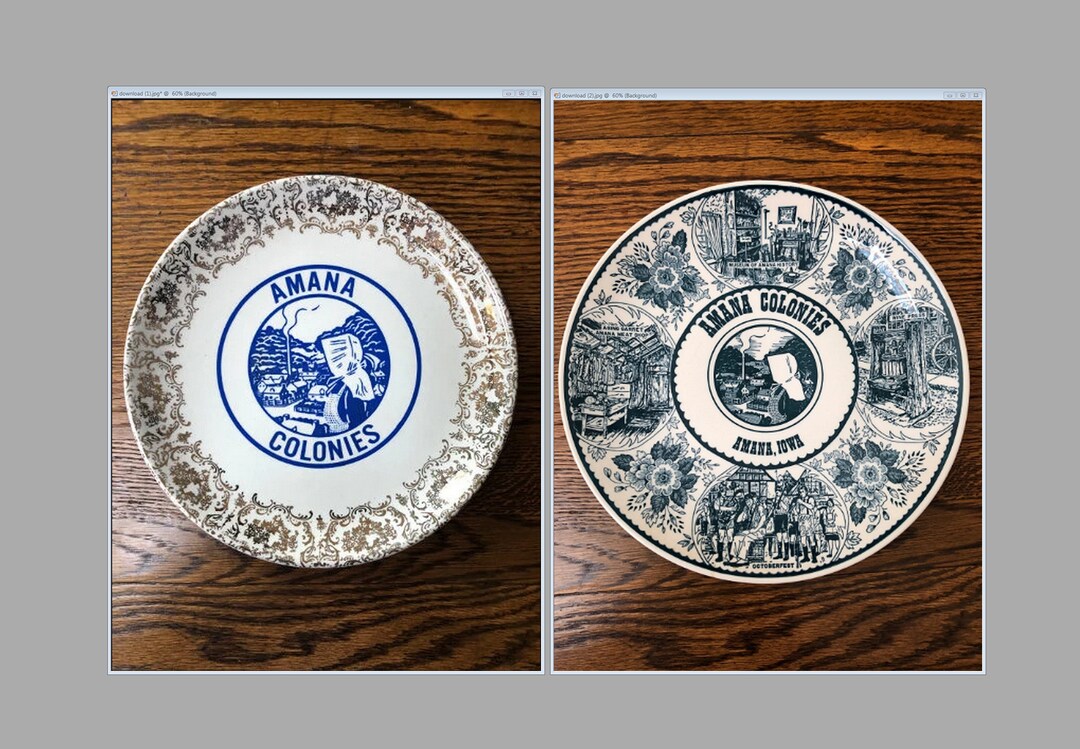Vintage Amana Colonies Amana Iowa Souvenir Plate Decorative Collector ...