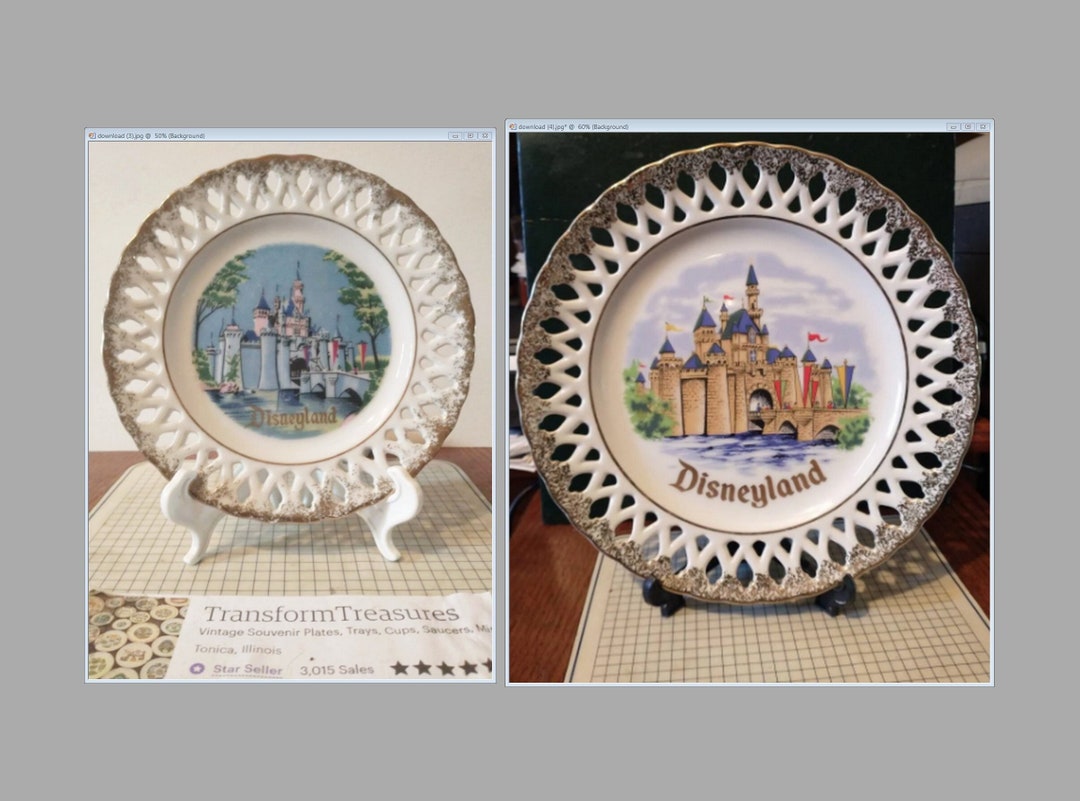Vintage Souvenir Disneyland Plate Castle California Decorative ...