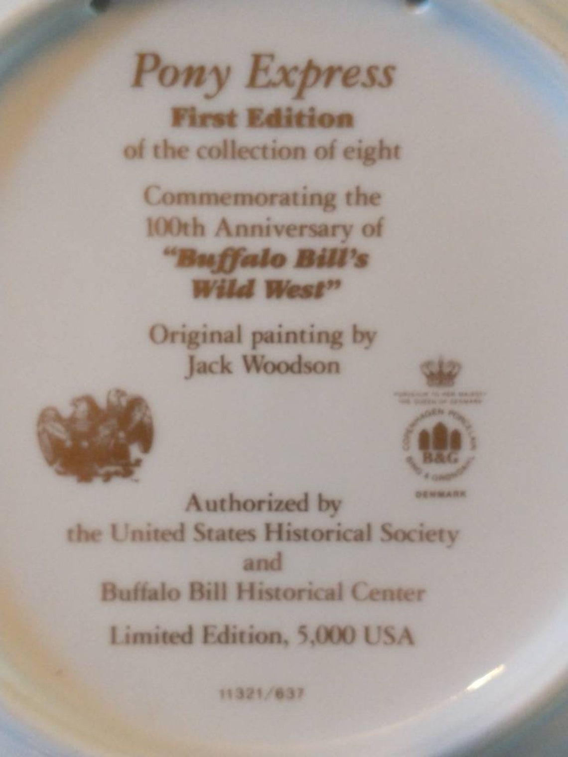 Vintage Buffalo Bill's Wild West Part of Pony Express | Etsy