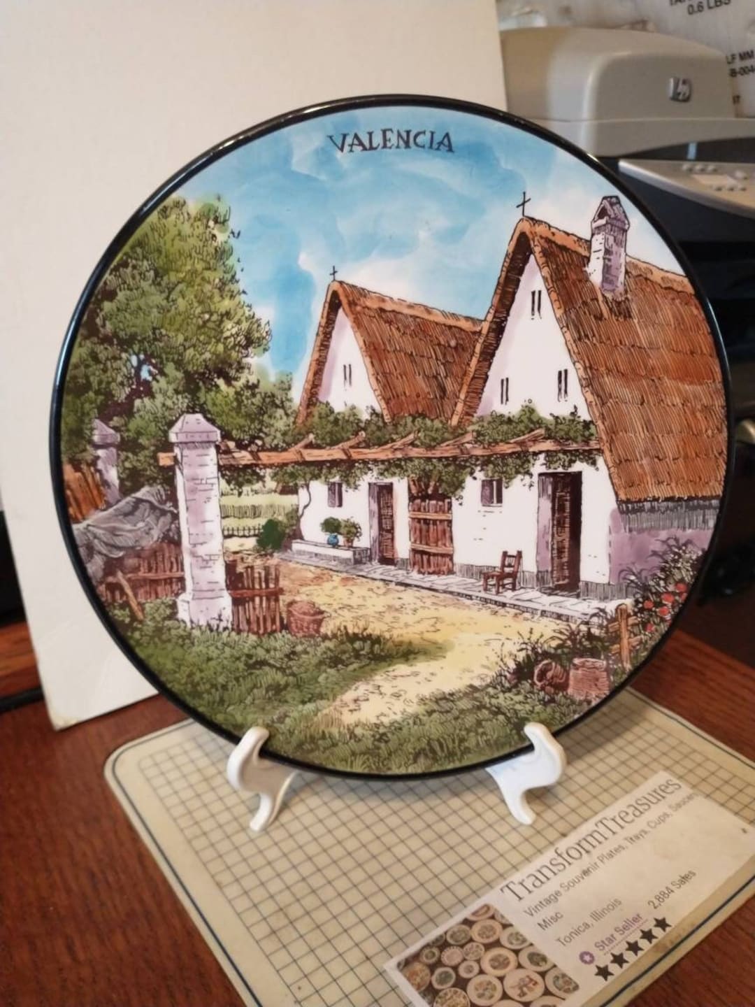 Vintage Valencia Spain Souvenir Plate Decorative Collector Travel ...