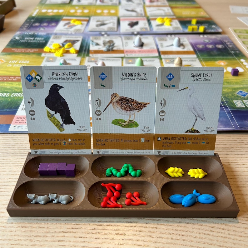Player Tray Compatible With Wingspan – 3D Printed Board Game Organizer ...