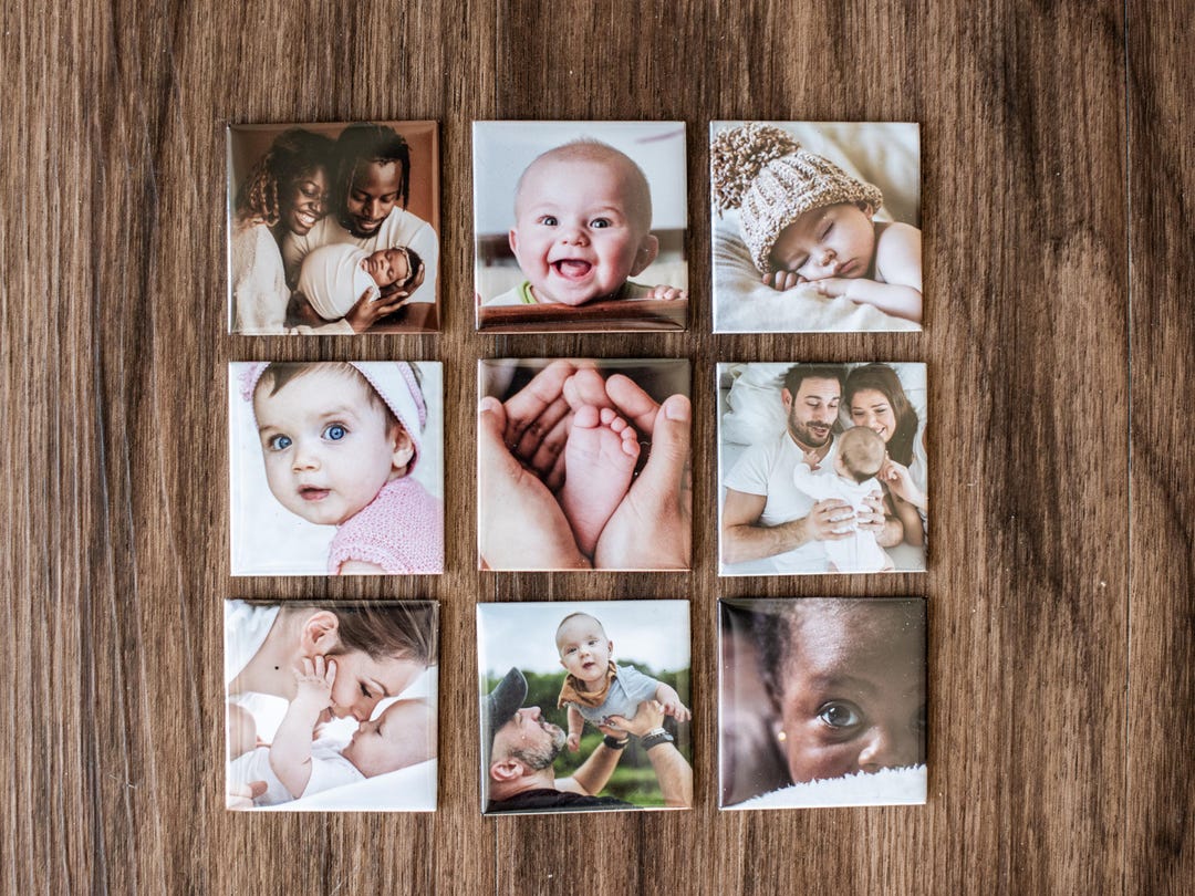 Custom Baby Collage, Set of 9, Family Photos, Photo Display, Gift for ...