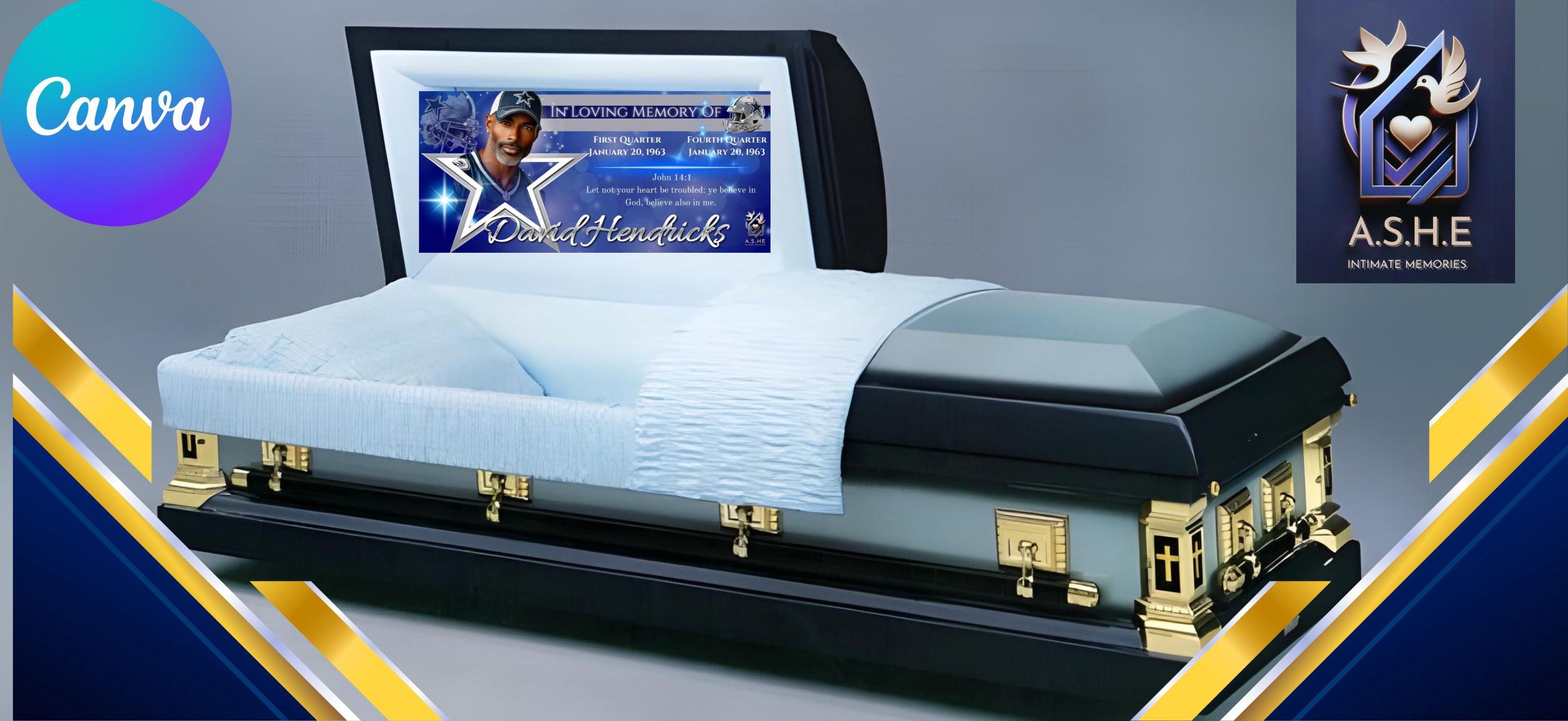 Dallas Cowboys Casket Panel Insert Template - Etsy