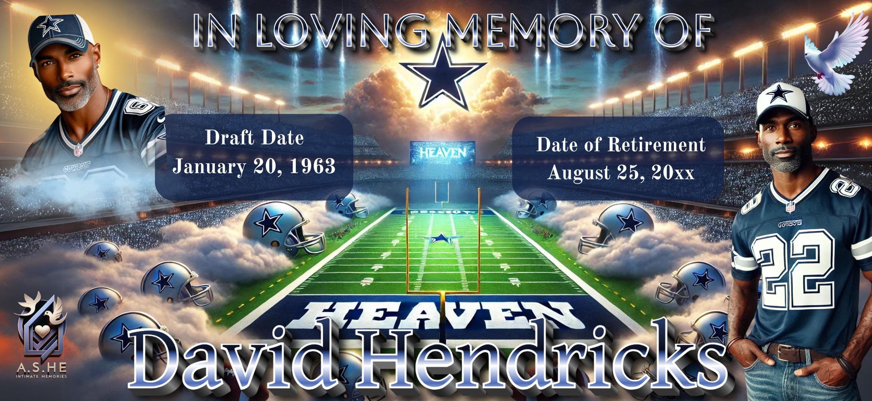 Cowboys #2 Sports Themed Casket Panel Insert - Etsy