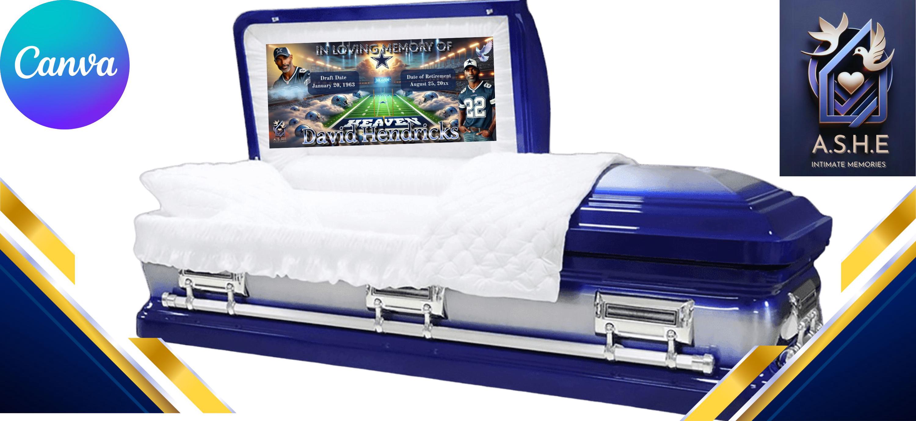 Cowboys #2 Sports Themed Casket Panel Insert - Etsy