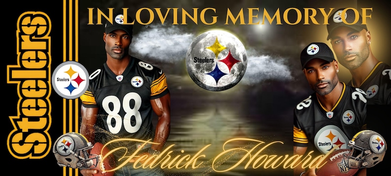 Steeler Nation Casket Panel Insert - Etsy