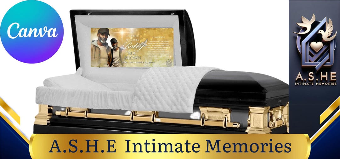 Golden Roc Casket Panel Insert - Etsy