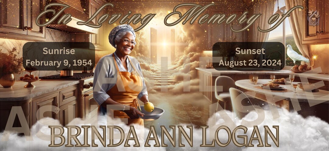 Grandma's Kitchen Casket Panel Insert. MS. Logan - Etsy