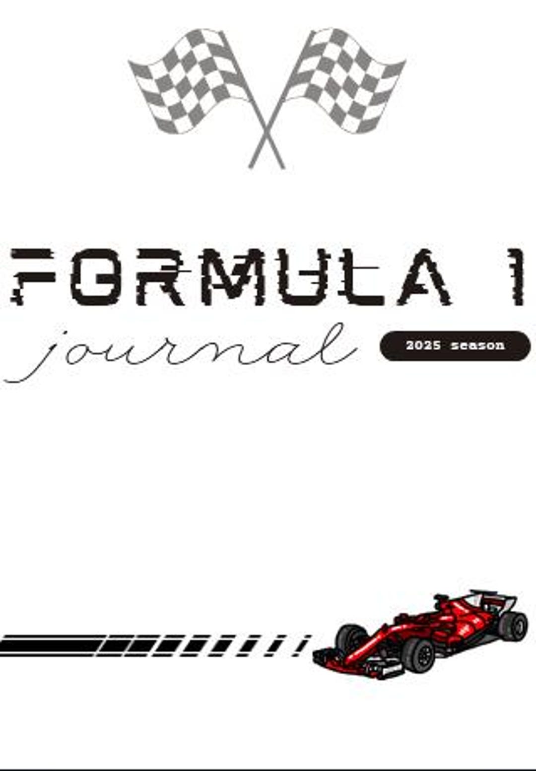 2025 F1 Journal Letter - Etsy