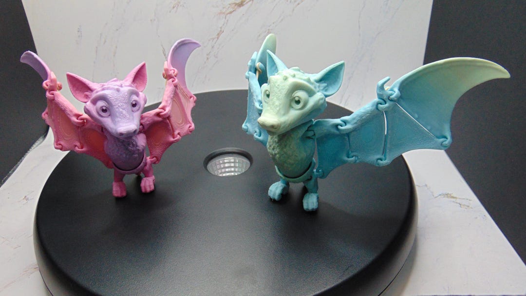 3D Printed Fruit Bat With Flapping Wings and Gripping Feet - Etsy