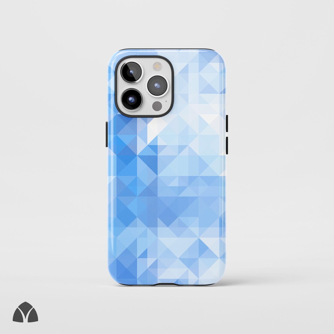 Modern White Geometric Phone Case, Minimalist Pastel iPhone Case ...