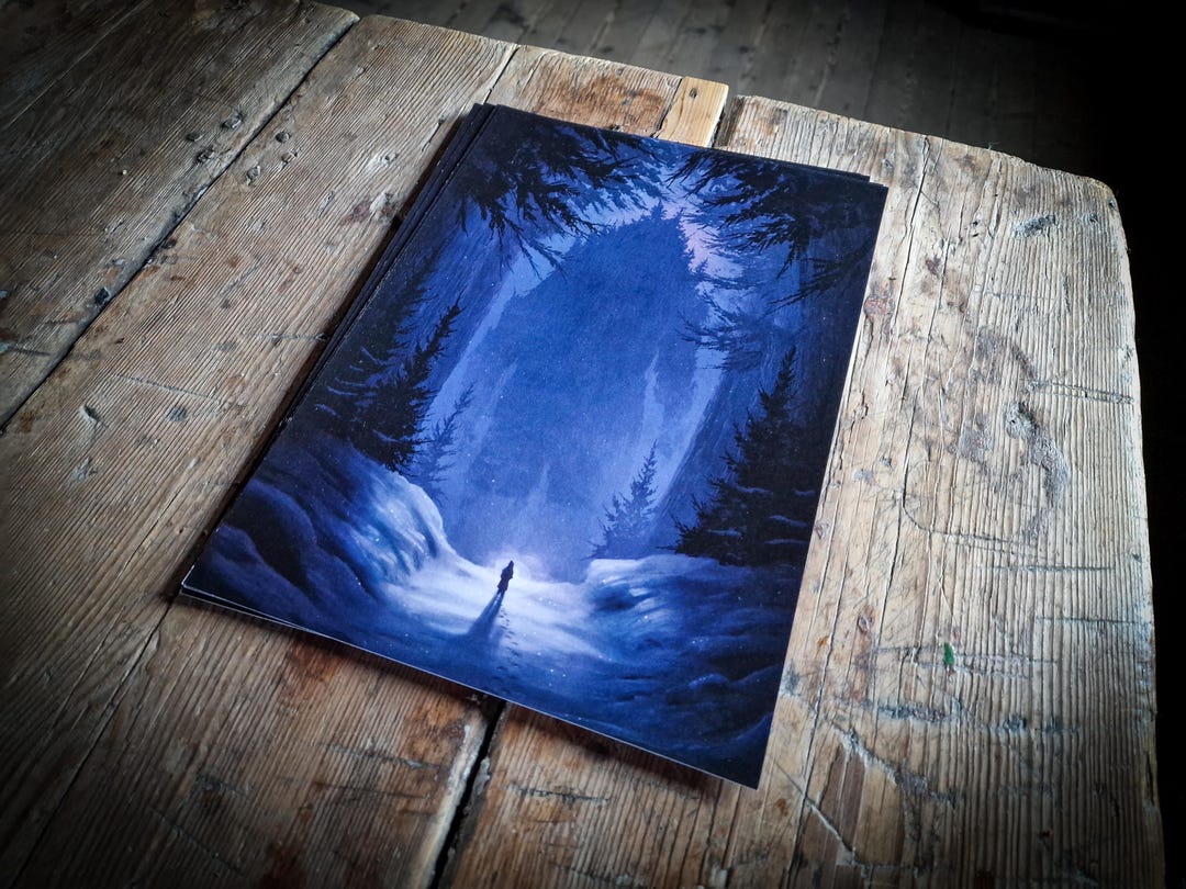 Norwegian Troll Art Print, Artwork, Trolle, Folklore, Kunst, Trolls ...