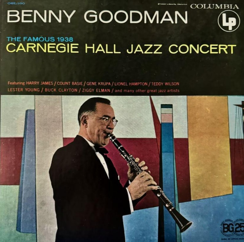 Benny Goodman 1938 Carnegie Hall Concert - Etsy