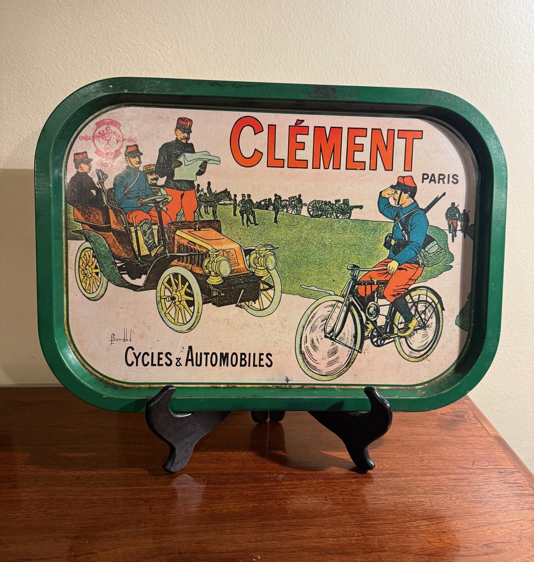 Clement Paris Cycles and Automobiles Vintage Serving Tray - Etsy