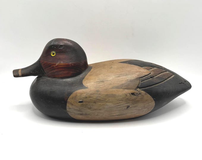 Vintage Tom Taber Signed Duck Decoy 12" - Etsy