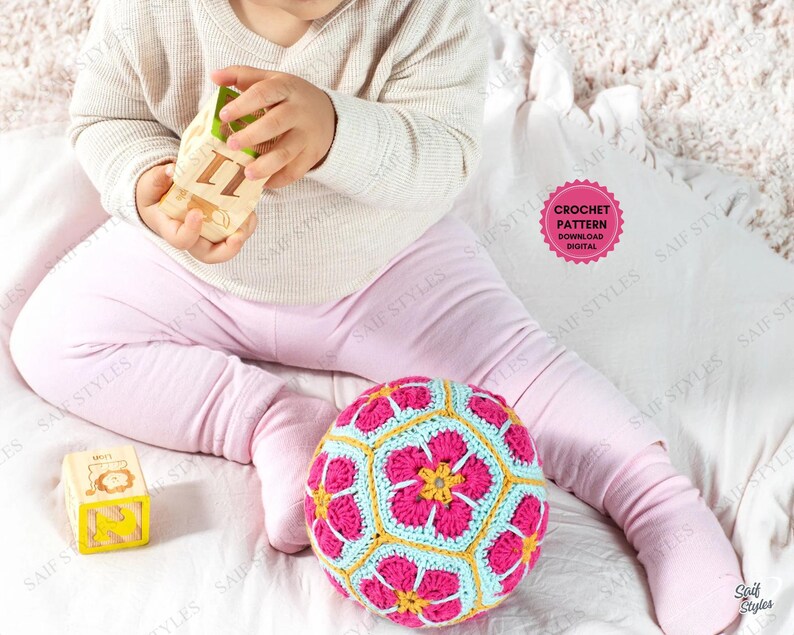 CROCHET PATTERN, Crochet Soccer Ball, Soccer Ball With Instruction ...