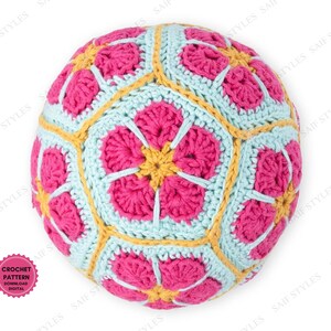 CROCHET PATTERN, Crochet Soccer Ball, Soccer Ball With Instruction ...