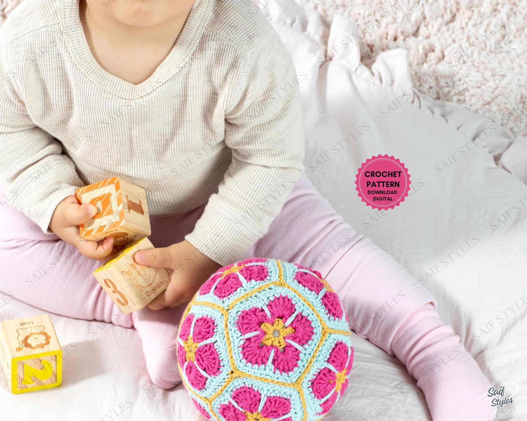 CROCHET PATTERN, Crochet Soccer Ball, Soccer Ball With Instruction ...