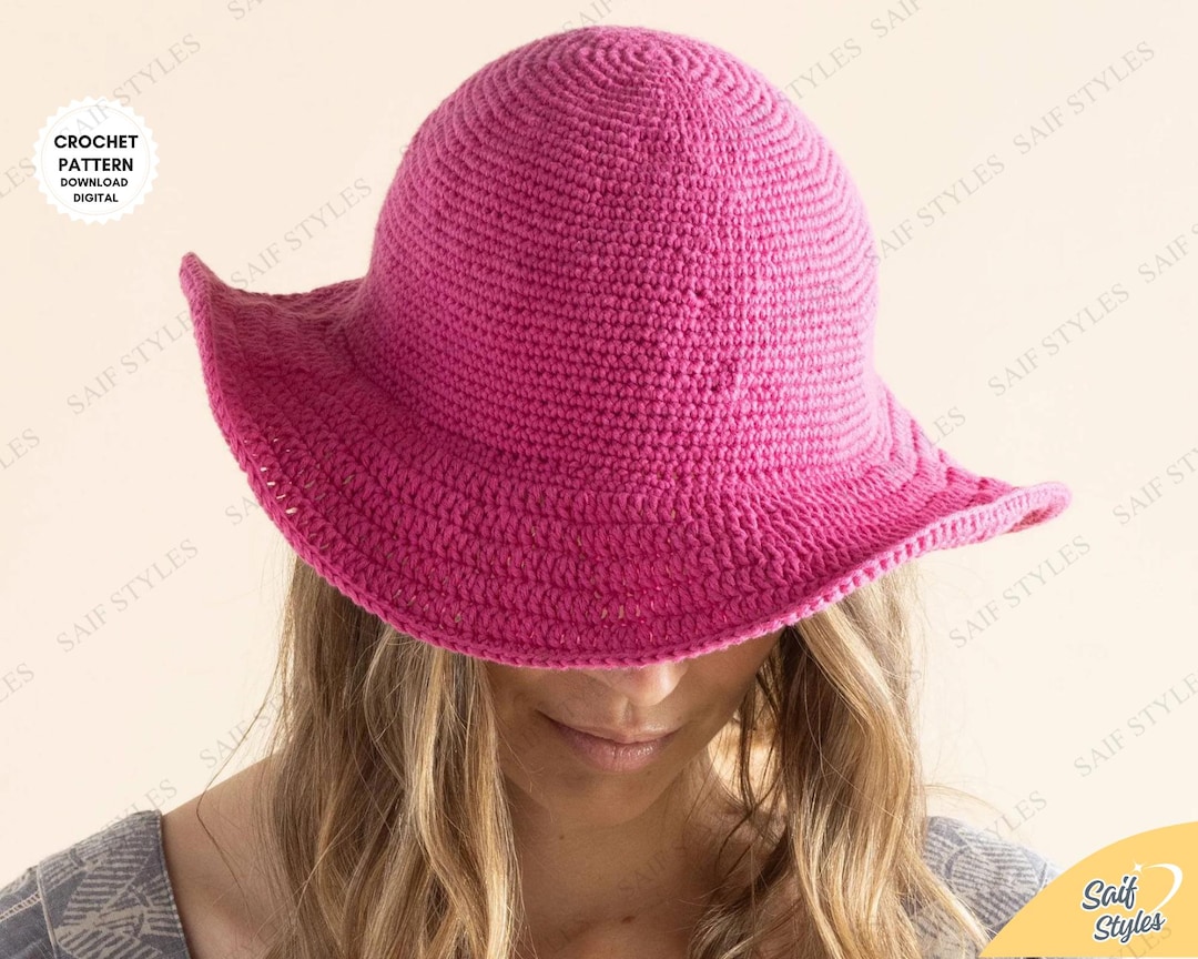 Crochet Sun Hat Pattern DIY Summer Hat Easy Crochet Sun Hat Tutorial ...
