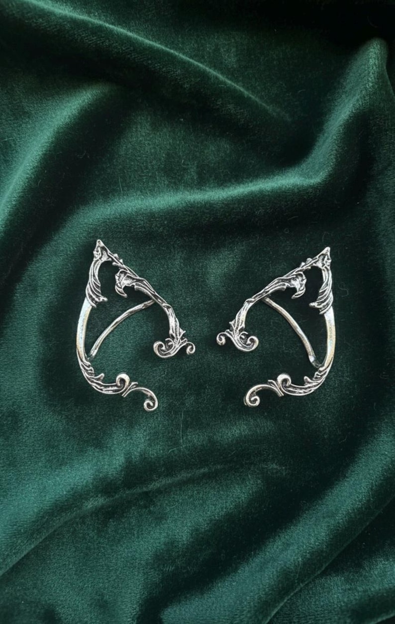 Elf Ear Cuffs - Fantasy Cosplay Jewelry - Wrap Earring - Fairy ...