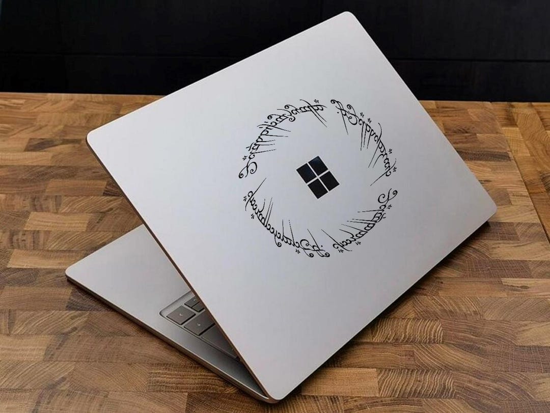 Lord of the Rings Sticker Decal Inscription LOTR Laptop iPad MacBook ...