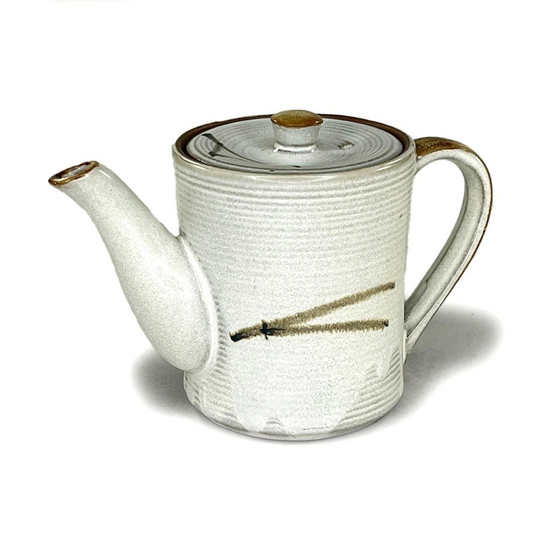 White Ceramic Vintage Shoyu-sashi Teapot From Japan - Etsy