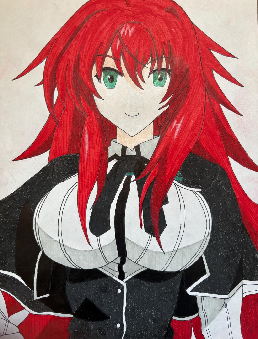 Rias Gremory Drawing - Etsy