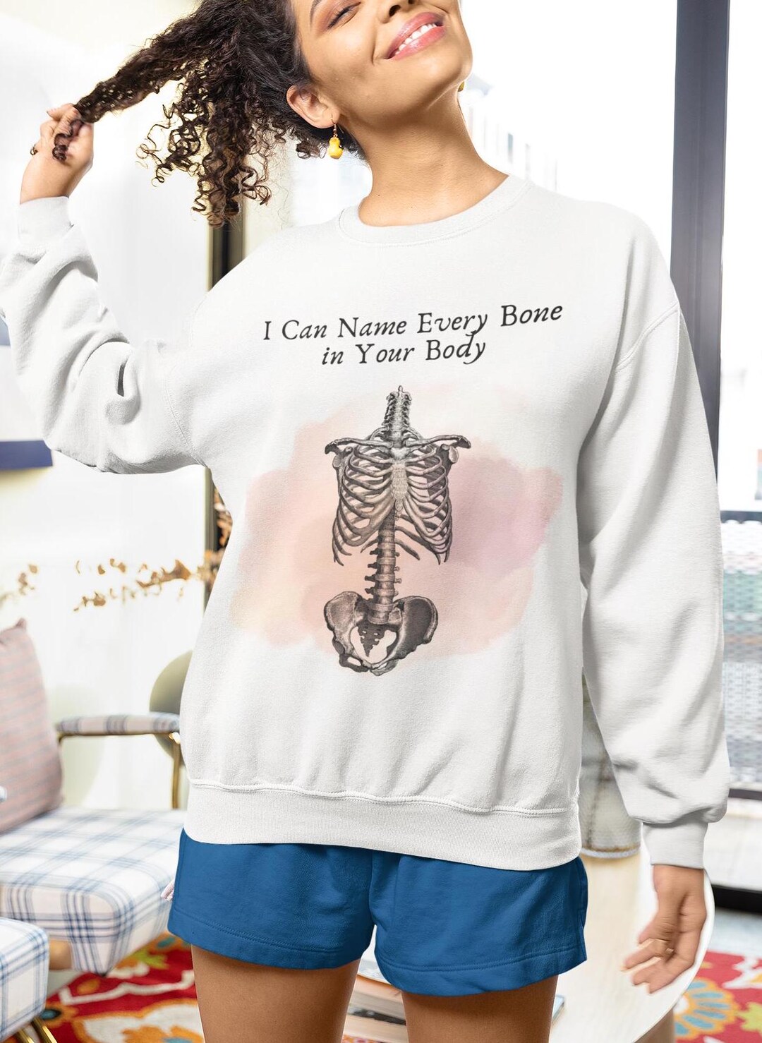 Anatomy Sweatshirt, Vintage Medical Art, Gothic Aesthetic Pullover ...
