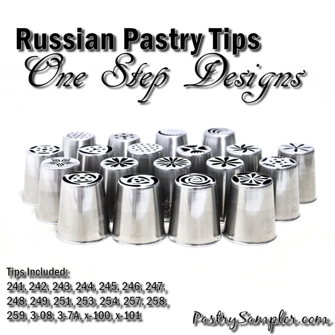 Russian Flower Ateco Tips - Create Beautiful Flowers Easily With One ...