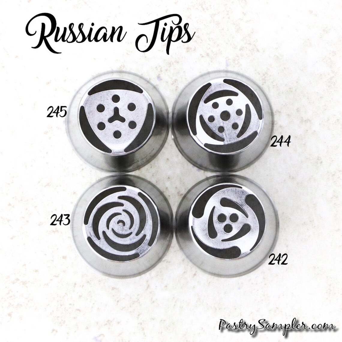 Russian Flower Ateco Tips - Create Beautiful Flowers Easily With One ...