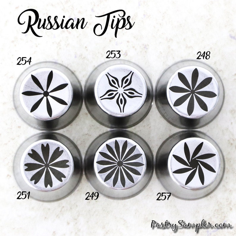 Russian Flower Ateco Tips - Create Beautiful Flowers Easily With One ...