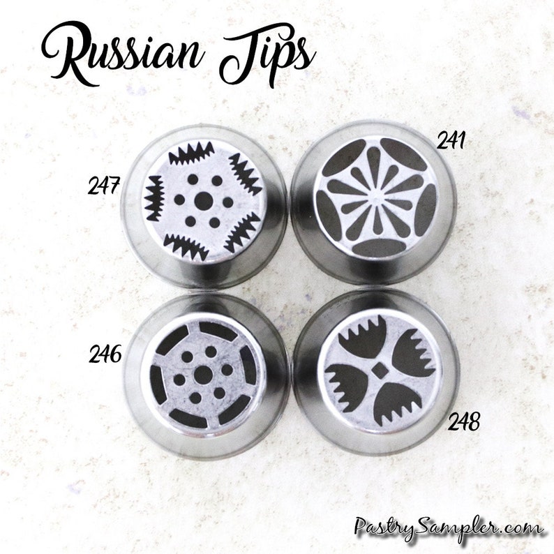 Russian Flower Ateco Tips - Create Beautiful Flowers Easily With One ...