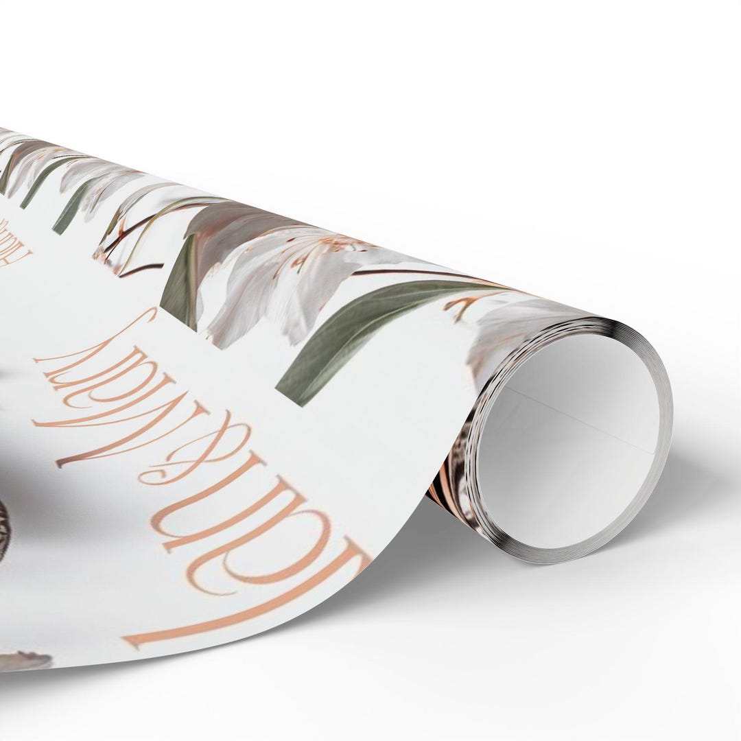 Custom Wedding Rings Wrapping Papers - Gift Wrap, Bridal Shower Decor ...