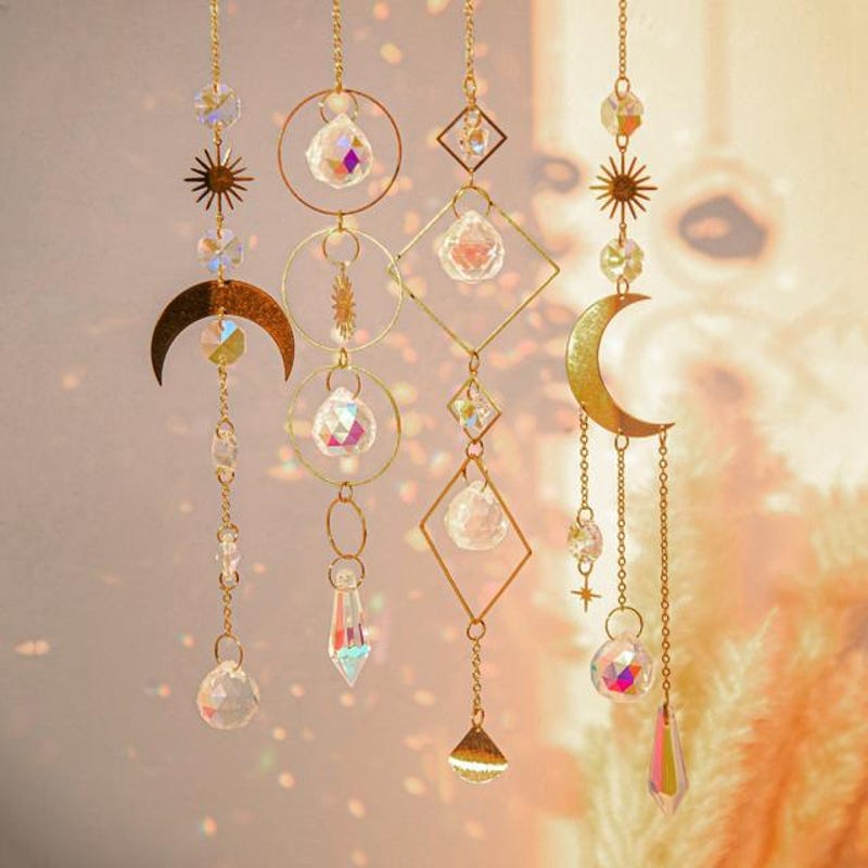 Boho Suncatcher - Etsy