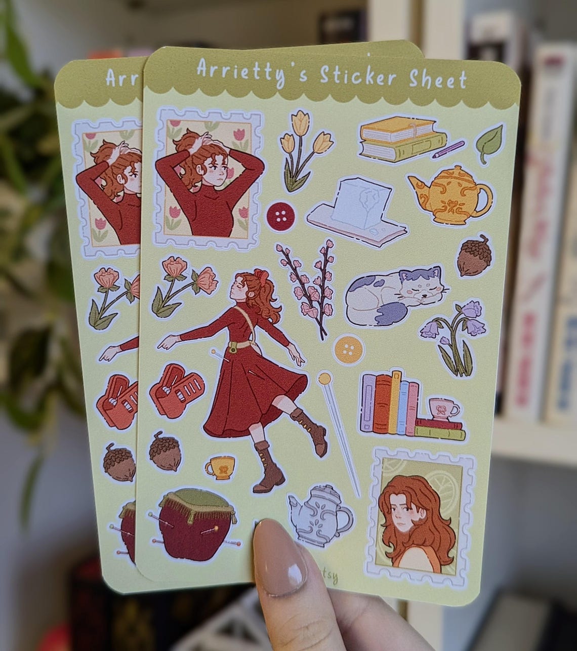Arrietty's Sticker Sheet Sticker Sheet Planner Stickers, Journal ...
