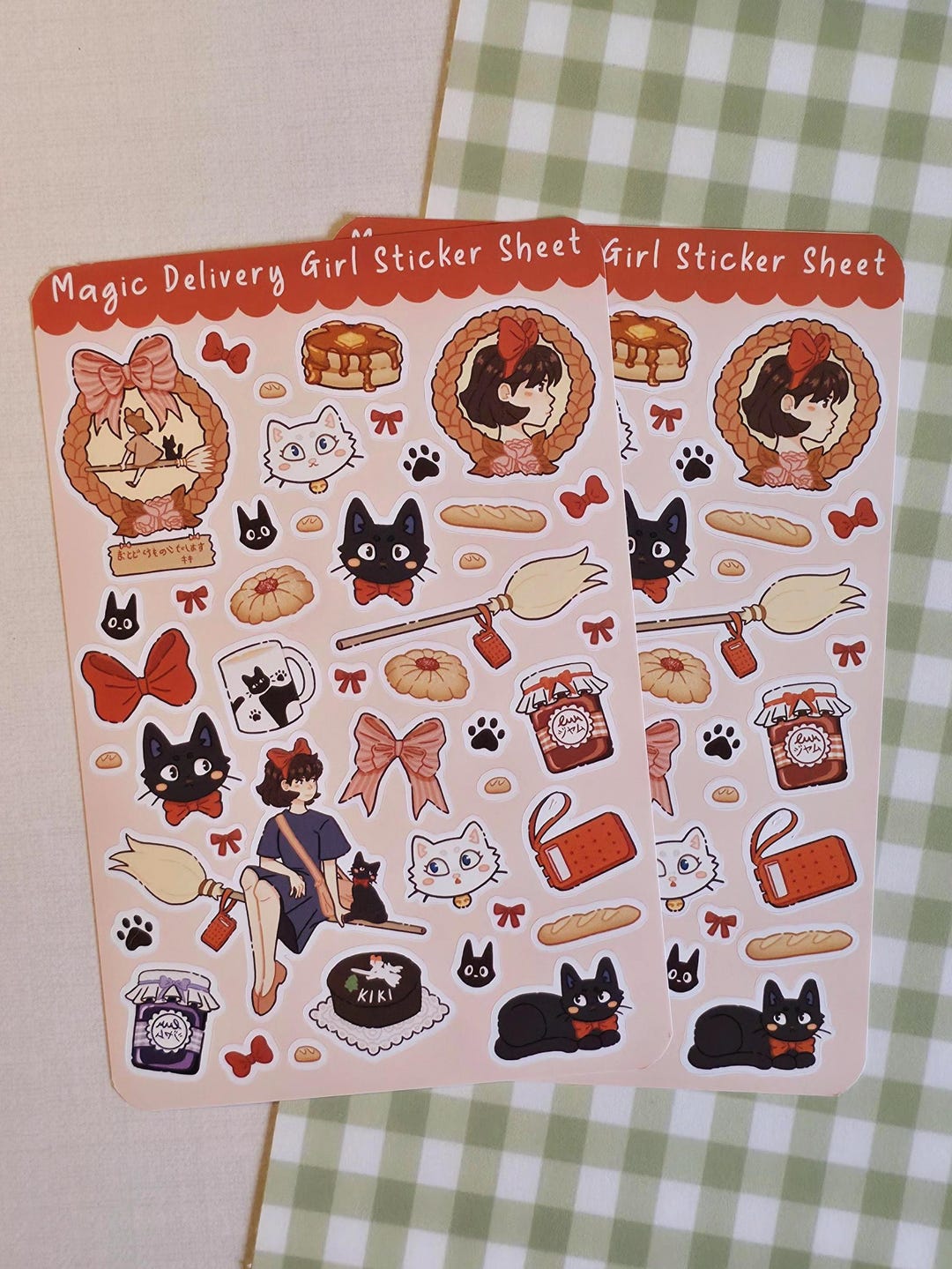 Magic Delivery Girl Sticker Sheet - Sticker Sheet | Planner Stickers ...