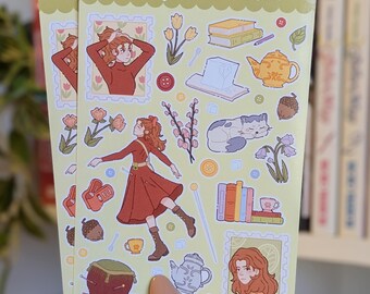 Spirited Sticker Sheet - Sticker Sheet | Planner Stickers, Journal ...