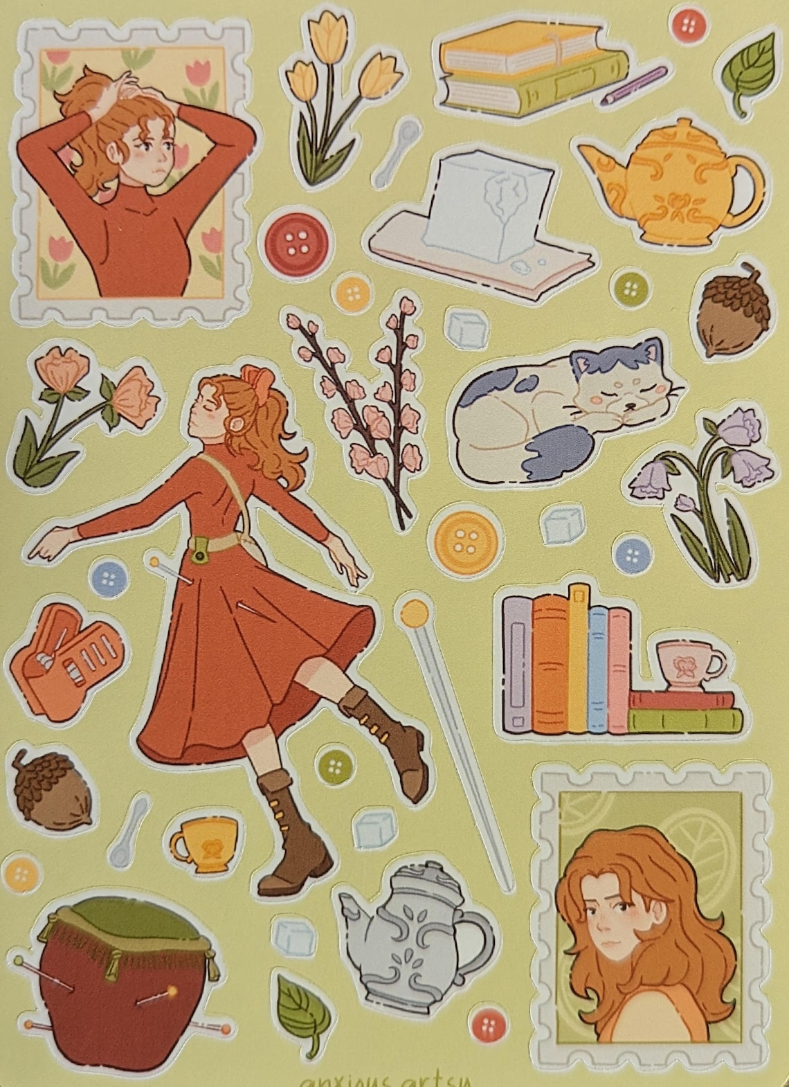 Arrietty's Sticker Sheet - Sticker Sheet | Planner Stickers, Journal ...