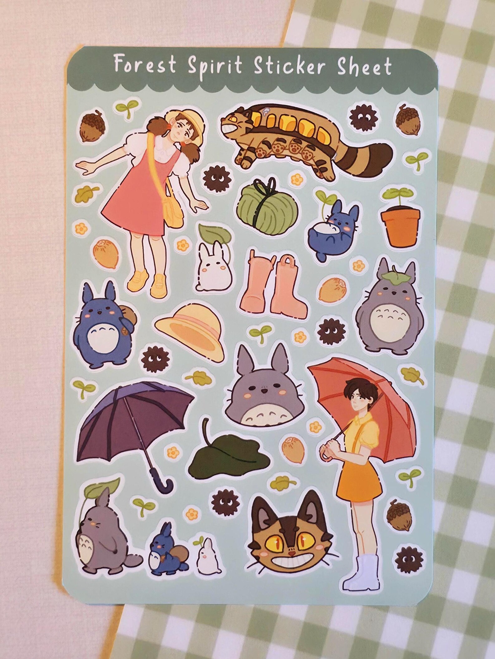 Forest Spirits Sticker Sheet - Sticker Sheet | Planner Stickers ...