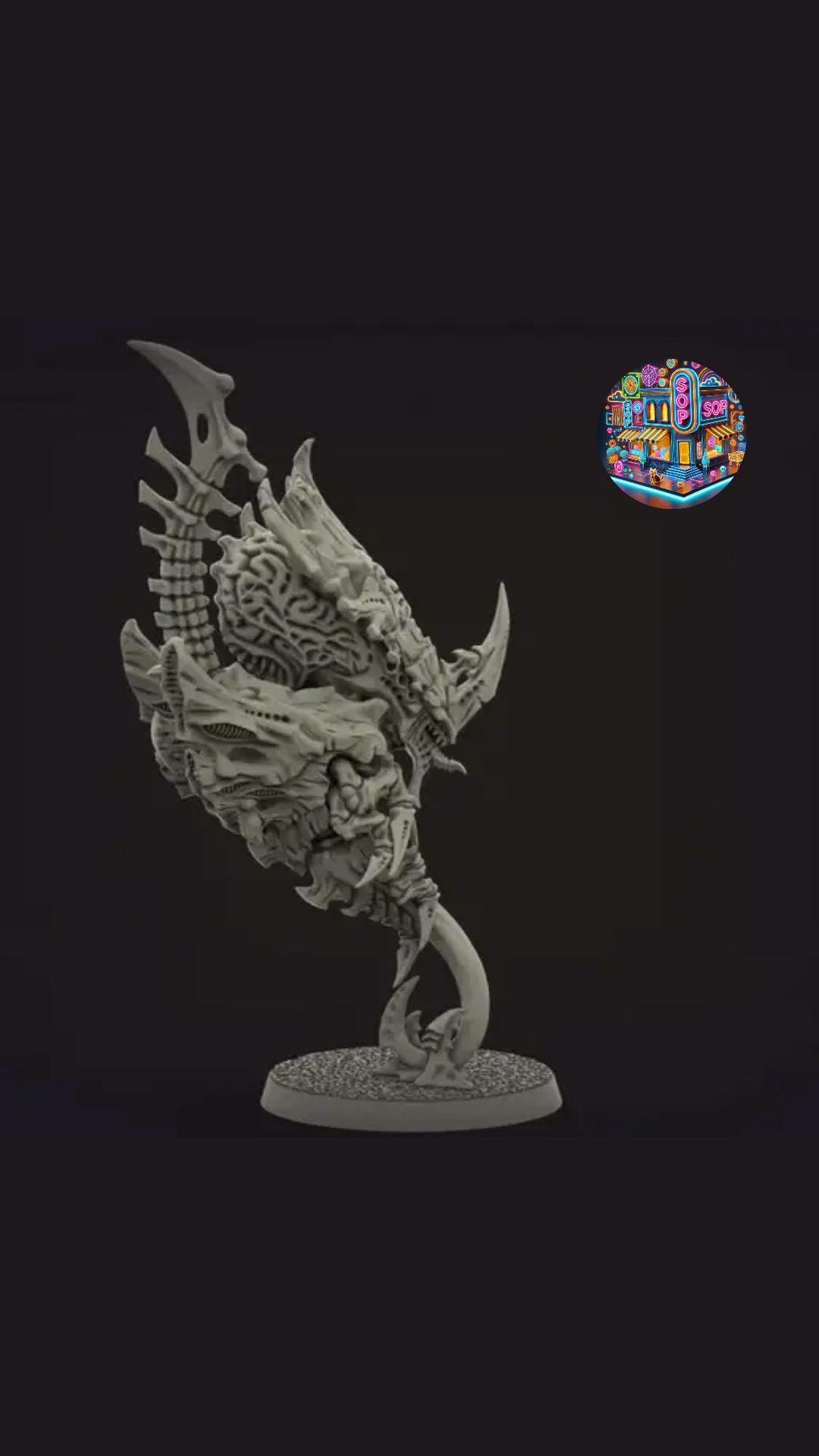 Alien Biomorph Creature STL Model for 3D Printing - Etsy