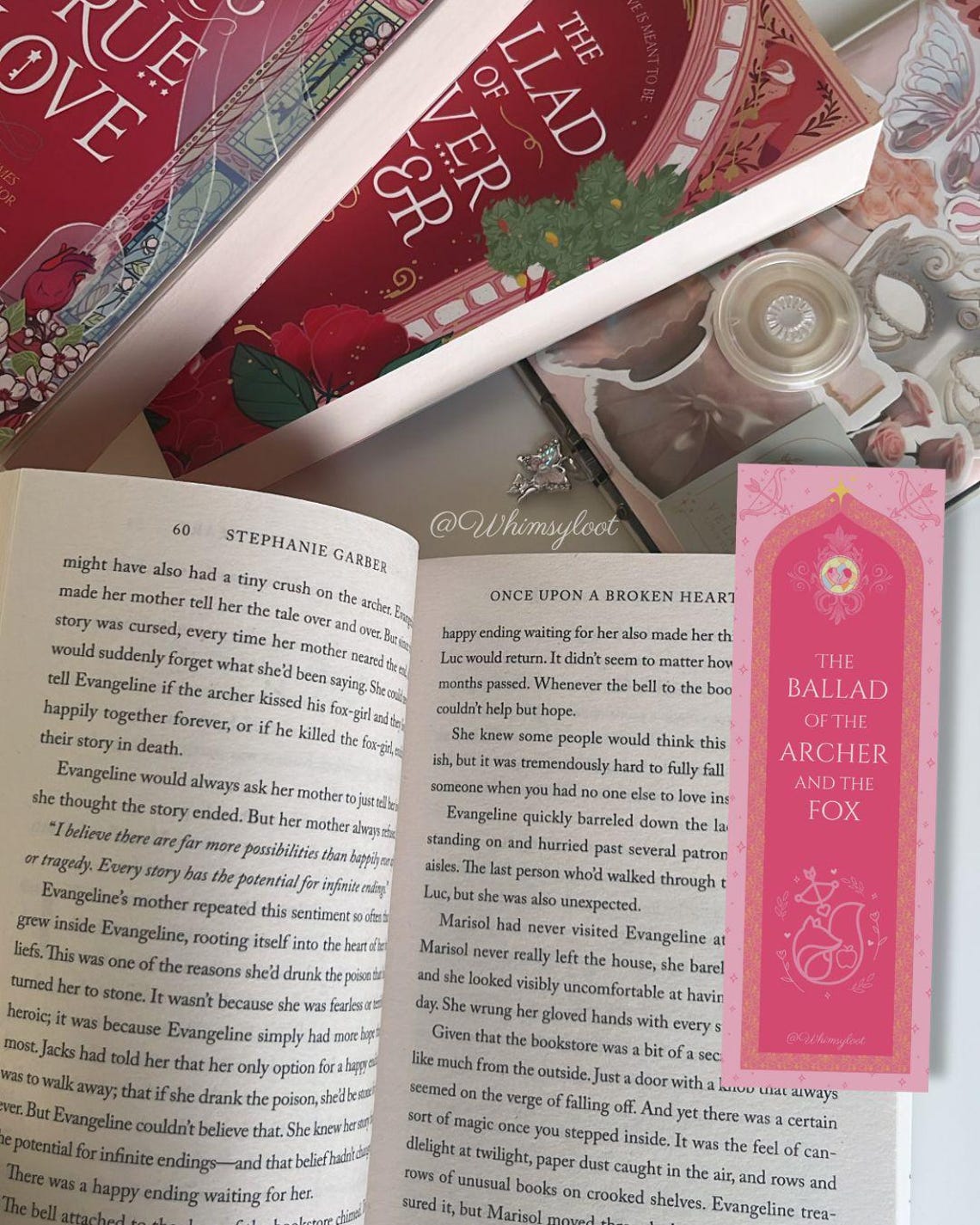 Once Upon a Broken Heart Bookmark | Printable Bookmark, Book Gift ...