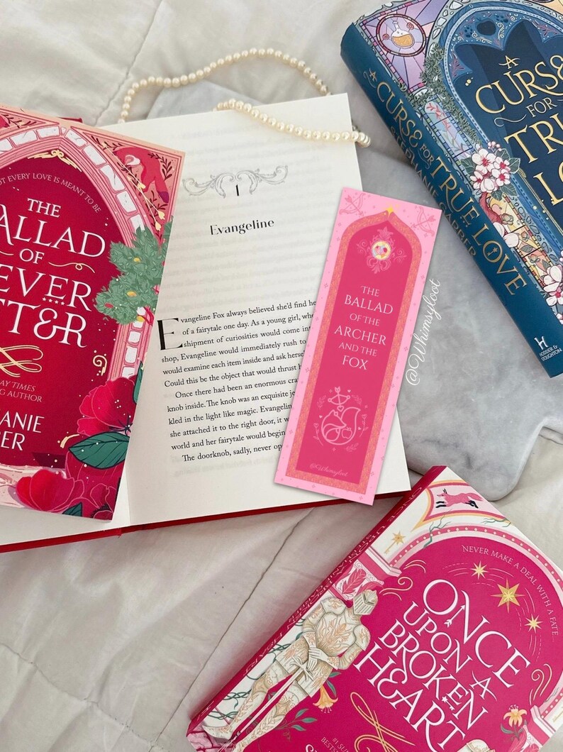 Once Upon a Broken Heart Bookmark | Printable Bookmark, Book Gift ...