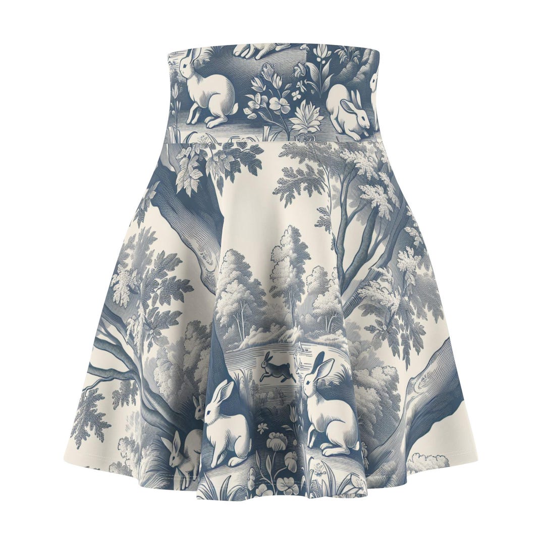 Toile De Jouy Skirt Toile Bunny Rabbit Skirt Easter Outfit Cottage Core ...