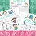 3 Page Printable Earth Day Activities Pack | School Activities ...